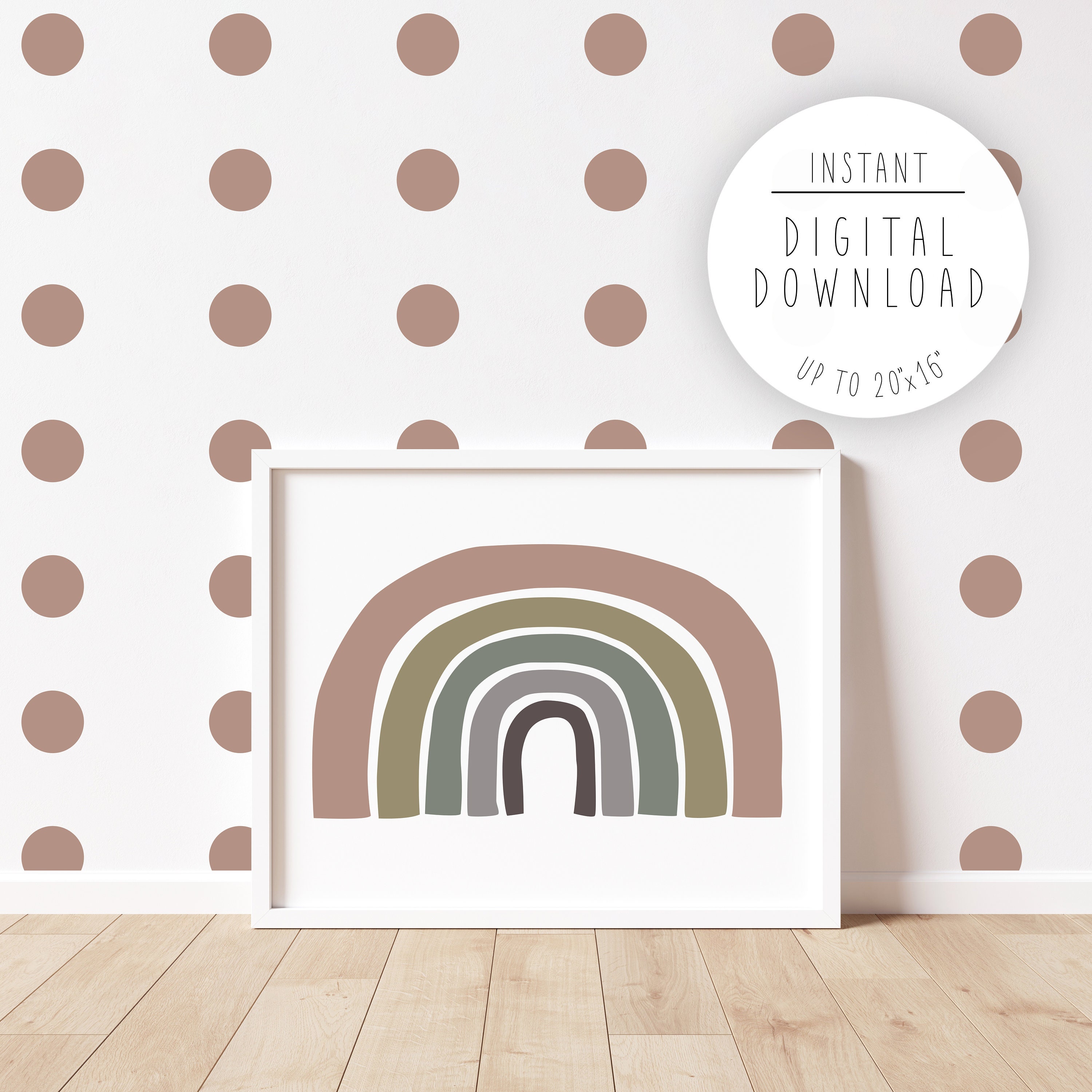 Bold Rainbow Boho Rainbow Printable INSTANT DOWNLOAD Boho - Etsy