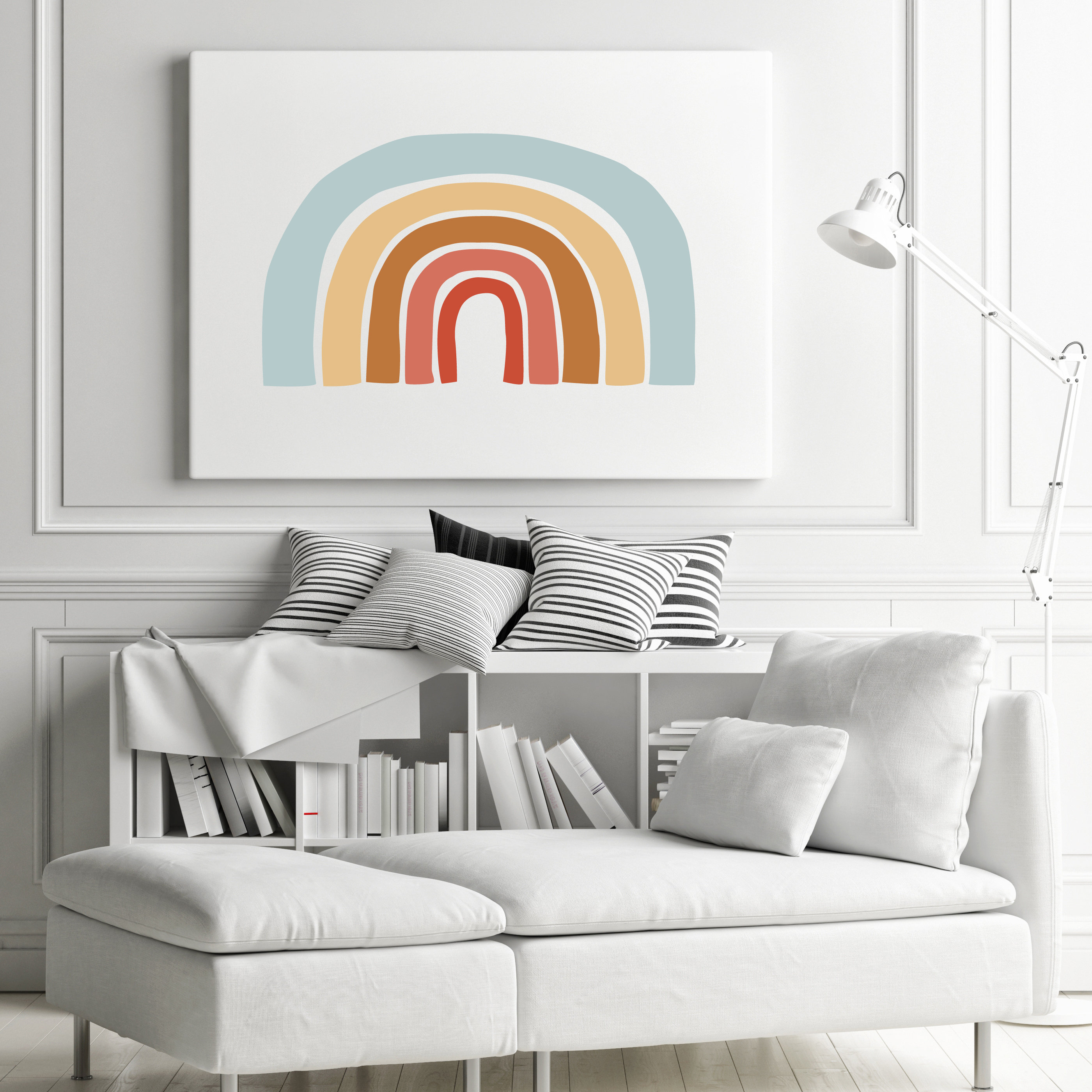 Bold Rainbow Boho Rainbow Printable INSTANT DOWNLOAD Wall Art - Etsy