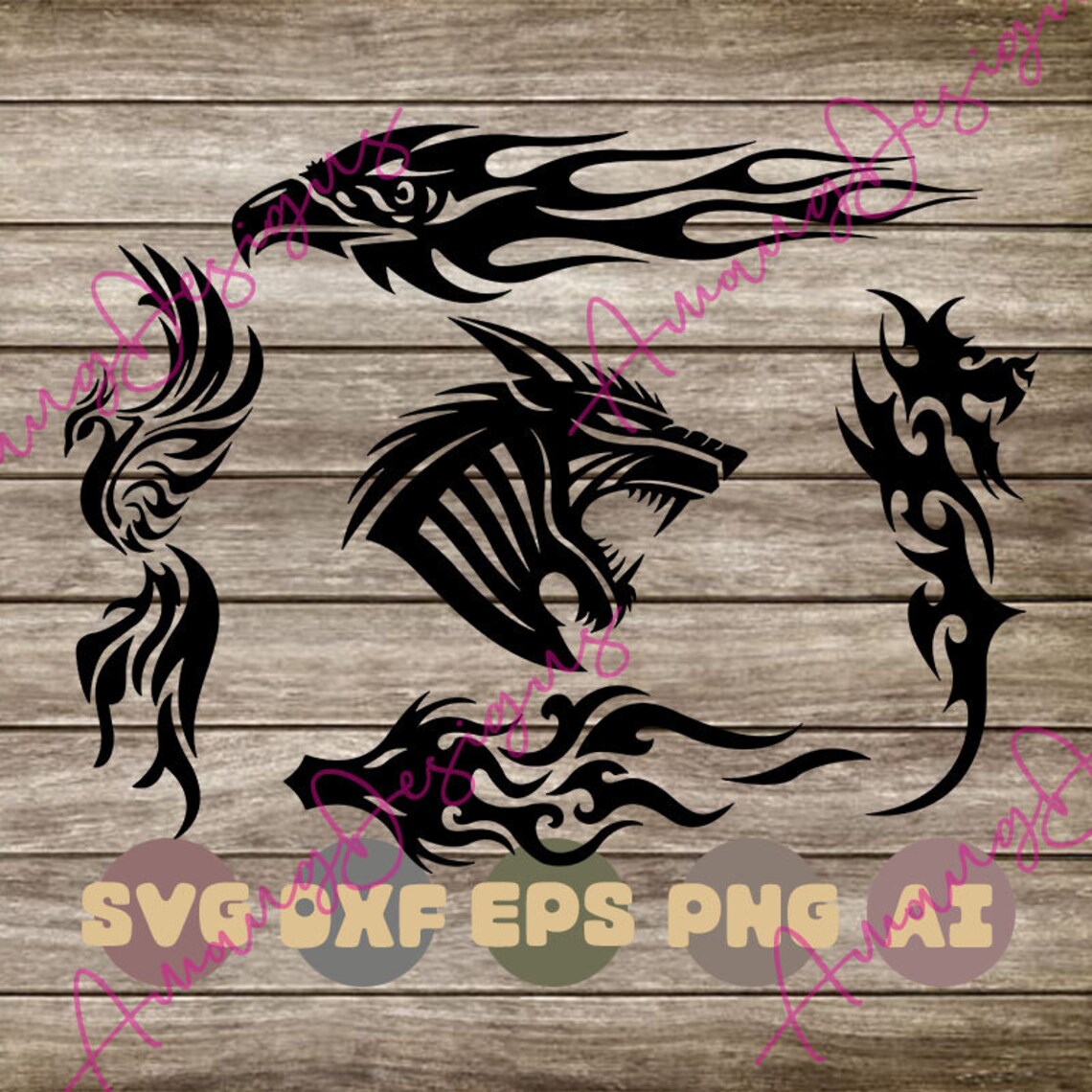 Tribal Svg Files for Cricut Tribal Dxf Silhouette Tribal Svg | Etsy