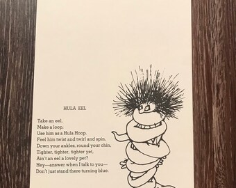 Vintage Pages Shel Silverstein Superstitious Poem and - Etsy