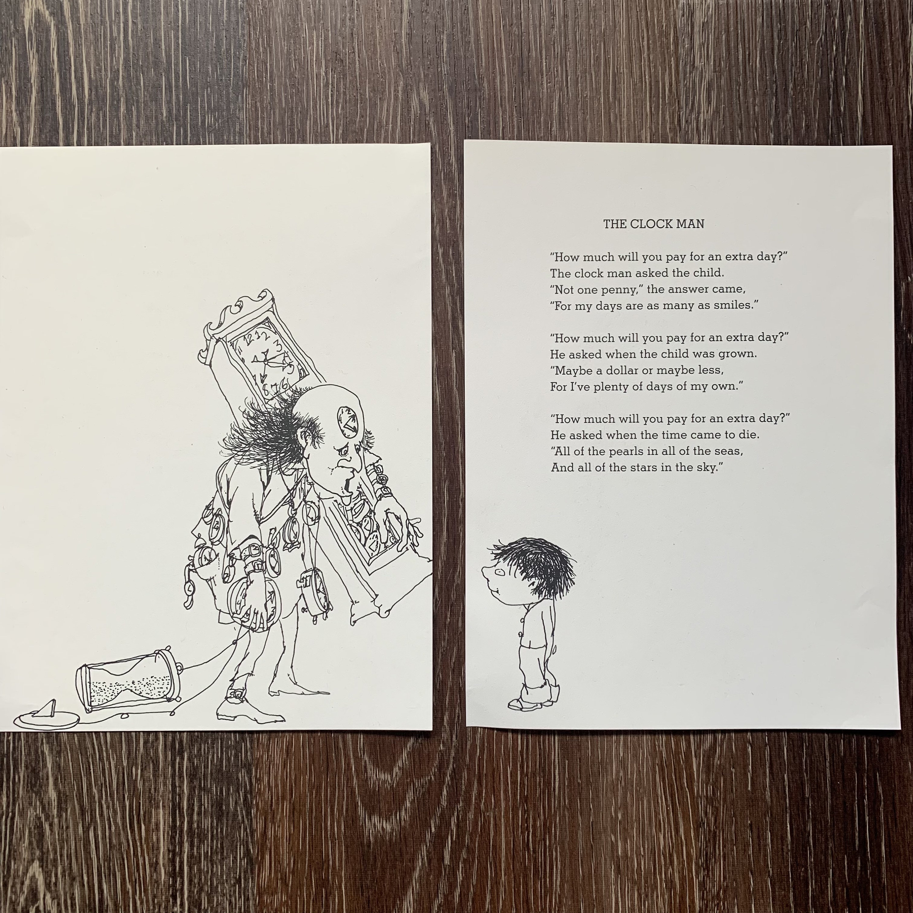 Illustraties Van Shel Silverstein Where The Sidewalk Ends: Poems And
