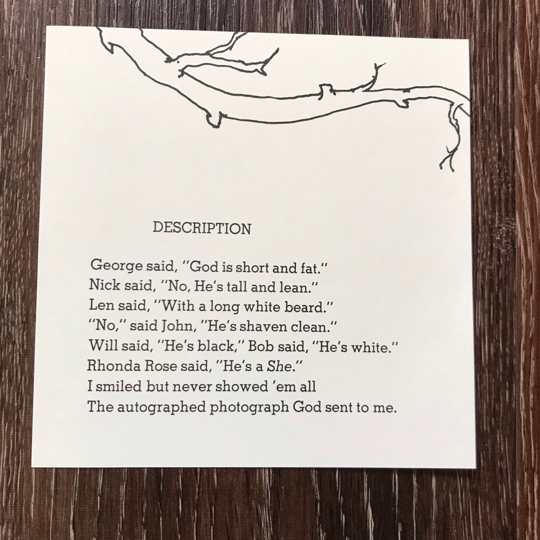 Vintage Pages Description of God Shel Silverstein Poem | Falling up ...