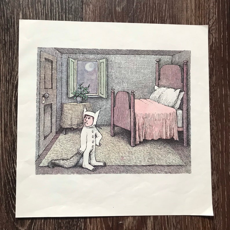 Max From Where the Wild Things Are Vintage Pages From Childrens Book ...