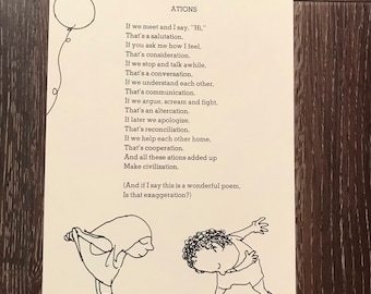 Vintage Pages Shel Silverstein My Beard Poem Children Poem - Etsy