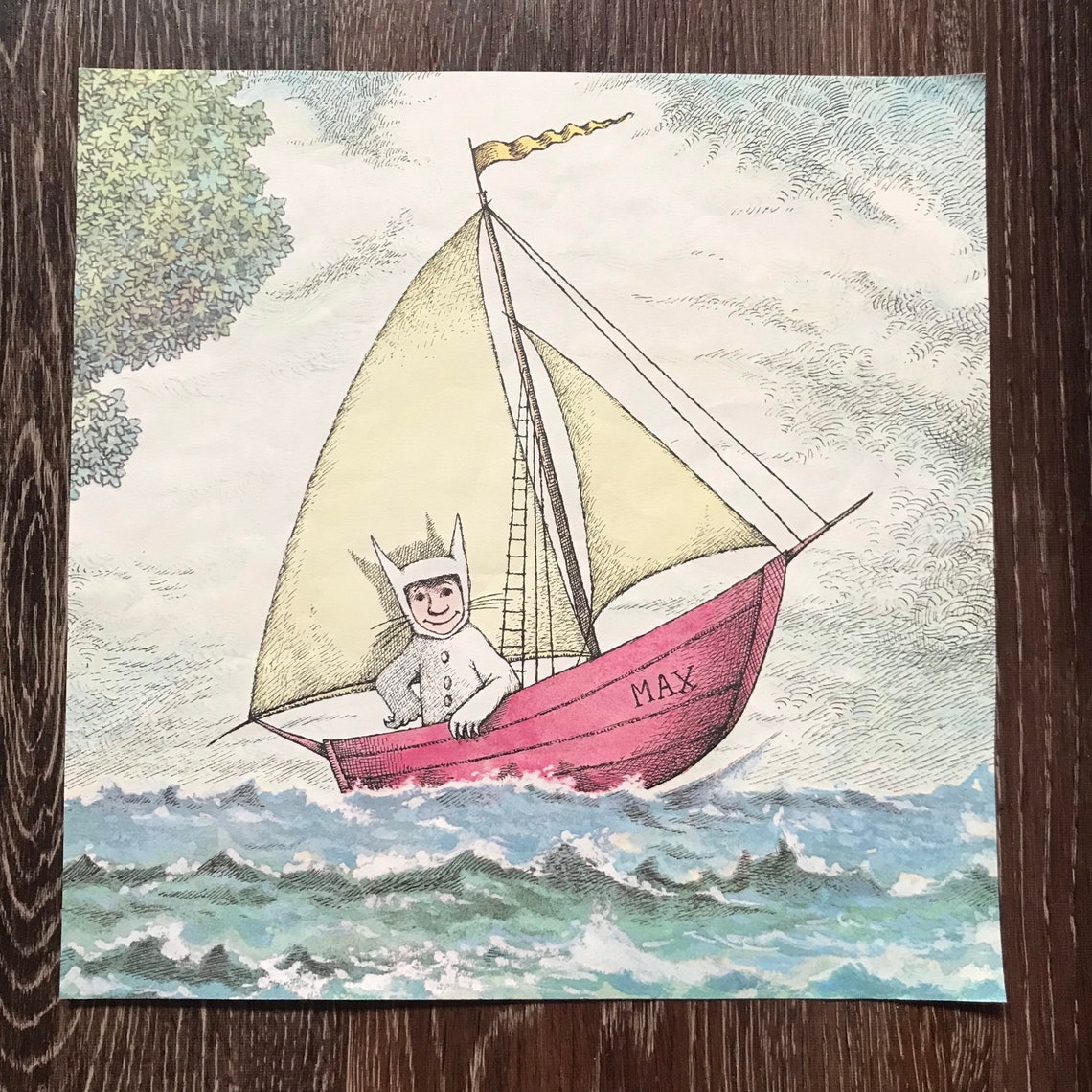 Max From Where the Wild Things Are Vintage Pages From Childrens Book ...