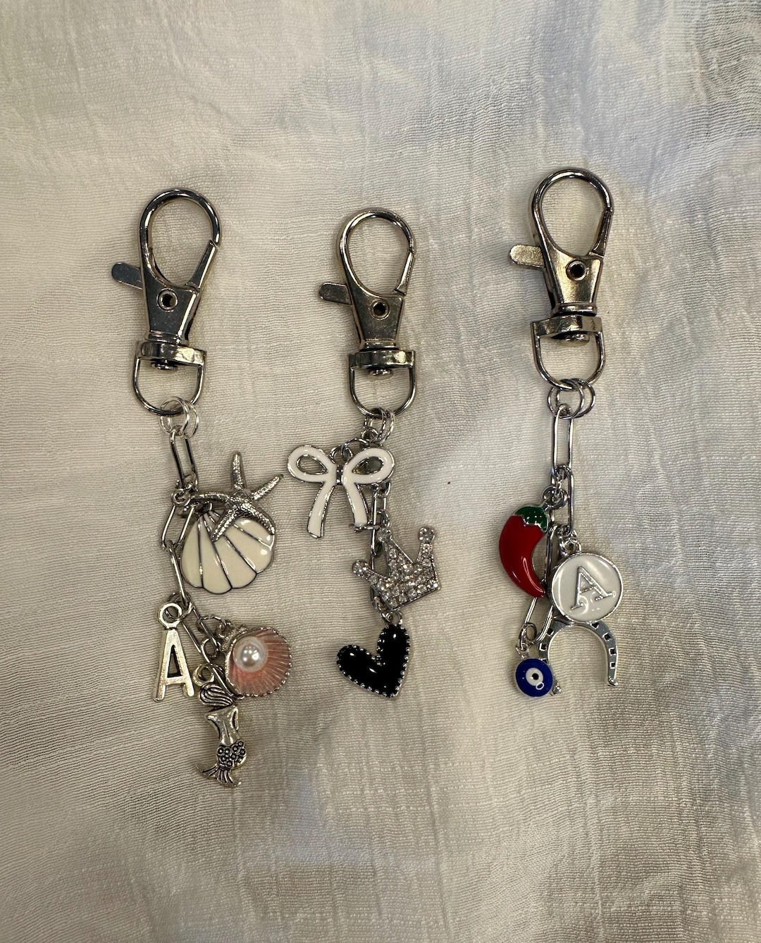 Silver Bag Charm Purse Chain Purse Accessory Bag Accessory Silver ...