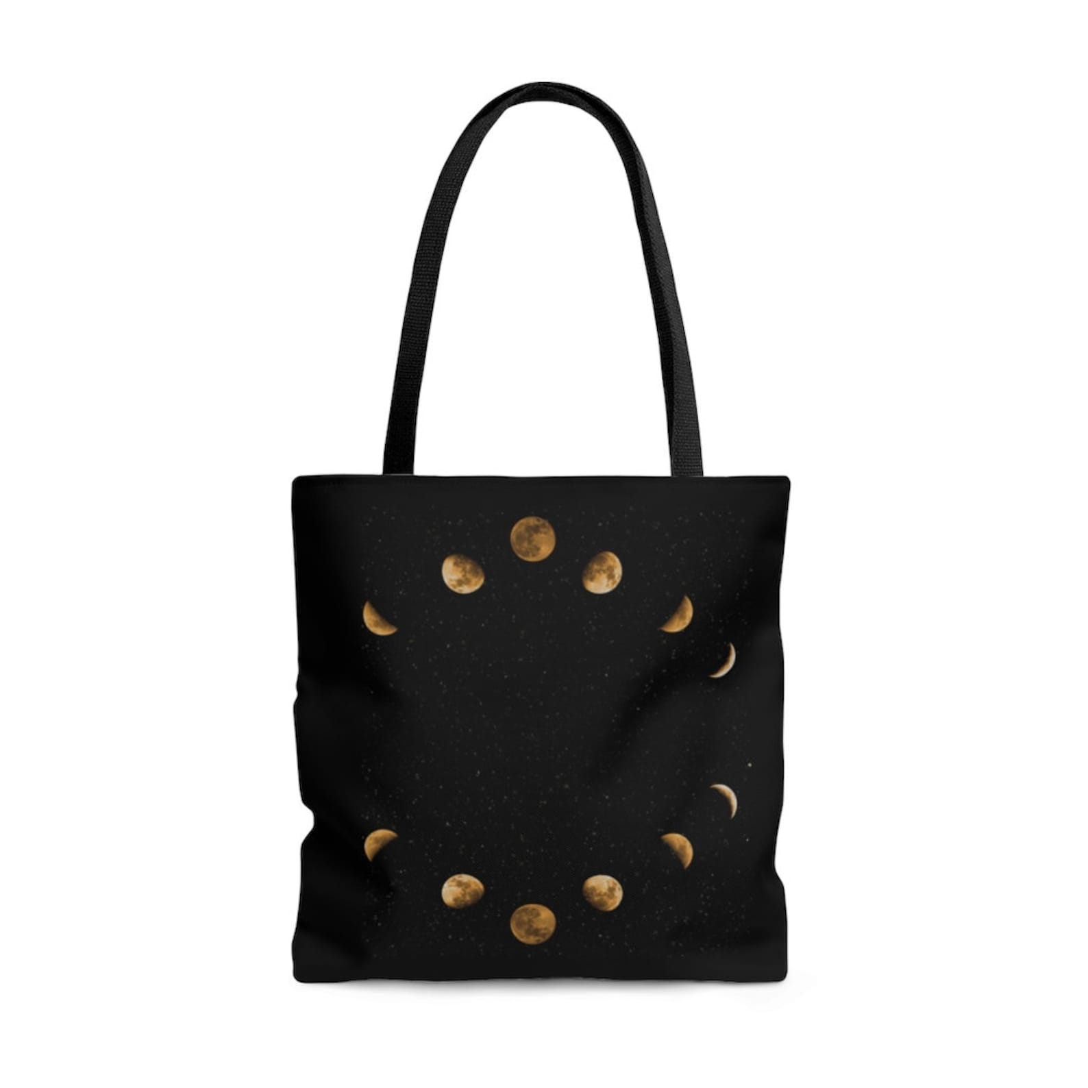 Moon Phases Bag, Moon AOP Tote Bag, Moon Tote Bag, Moon Tote Bag ...