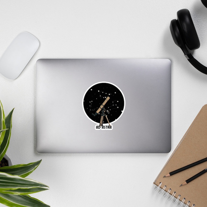Ad Astra Sticker, Laptop Stickers, Hydro Flask Stickers, Bubble-free ...