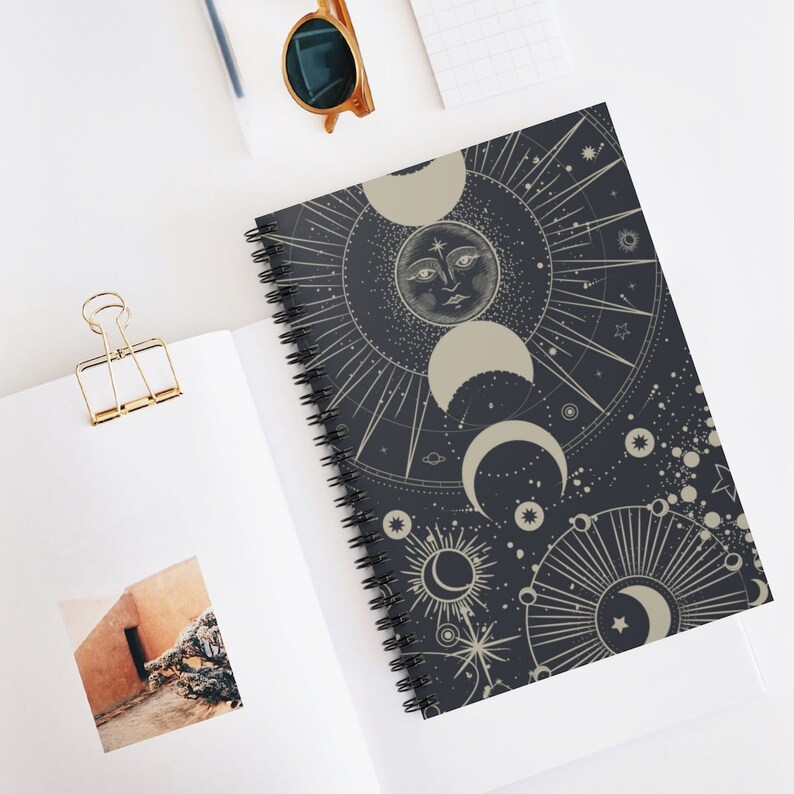 Astrology Spiral Notebook, Zodiac Notebook (ruled Line) - Etsy