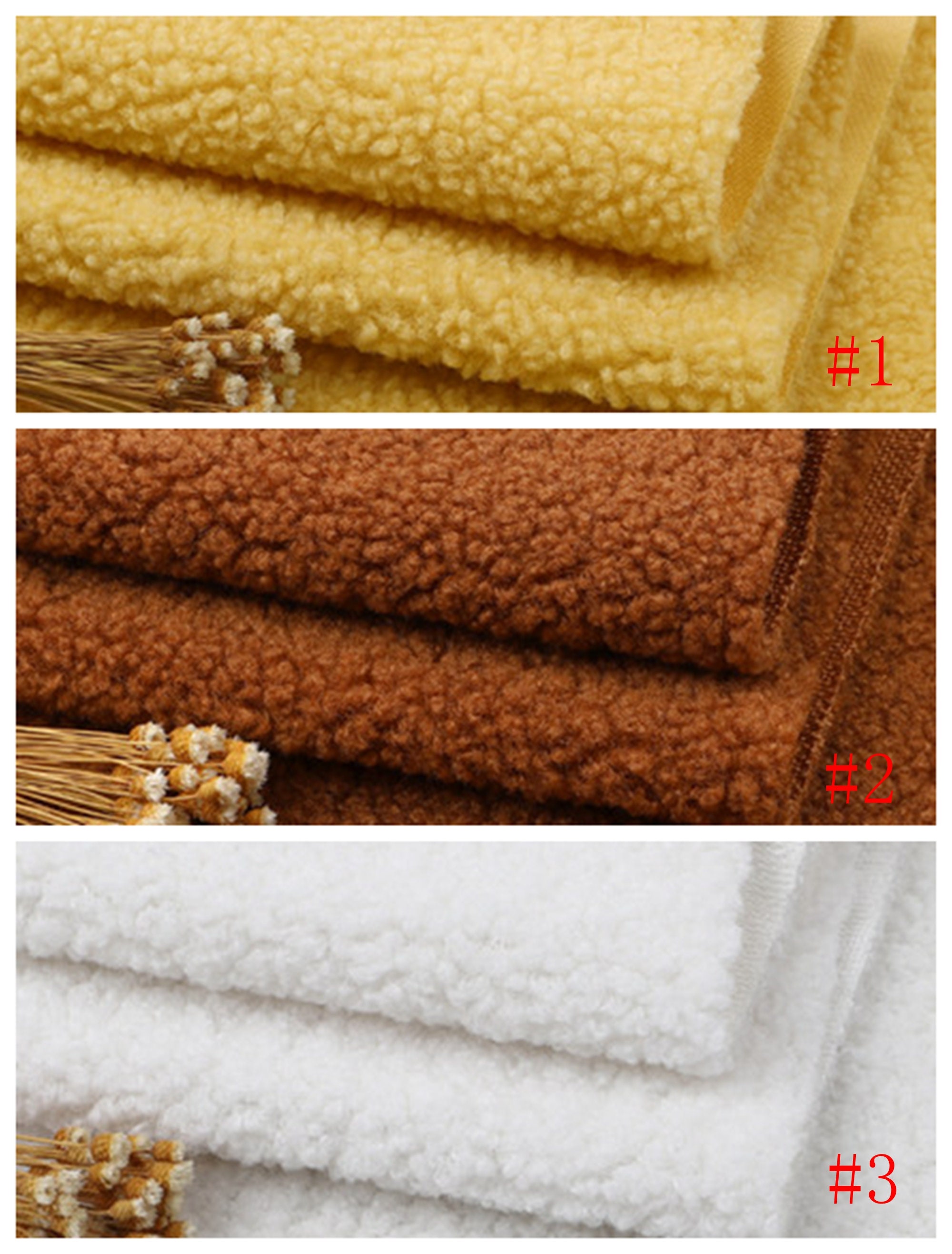 Teddy Plush Fabric Sherpa Fabric Fleece Fabric Cashmere | Etsy