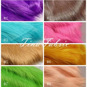 Long Pile Fur Fabric, Faux Fur Fabric, Cosplay Fur Fabric, Fursuit ...