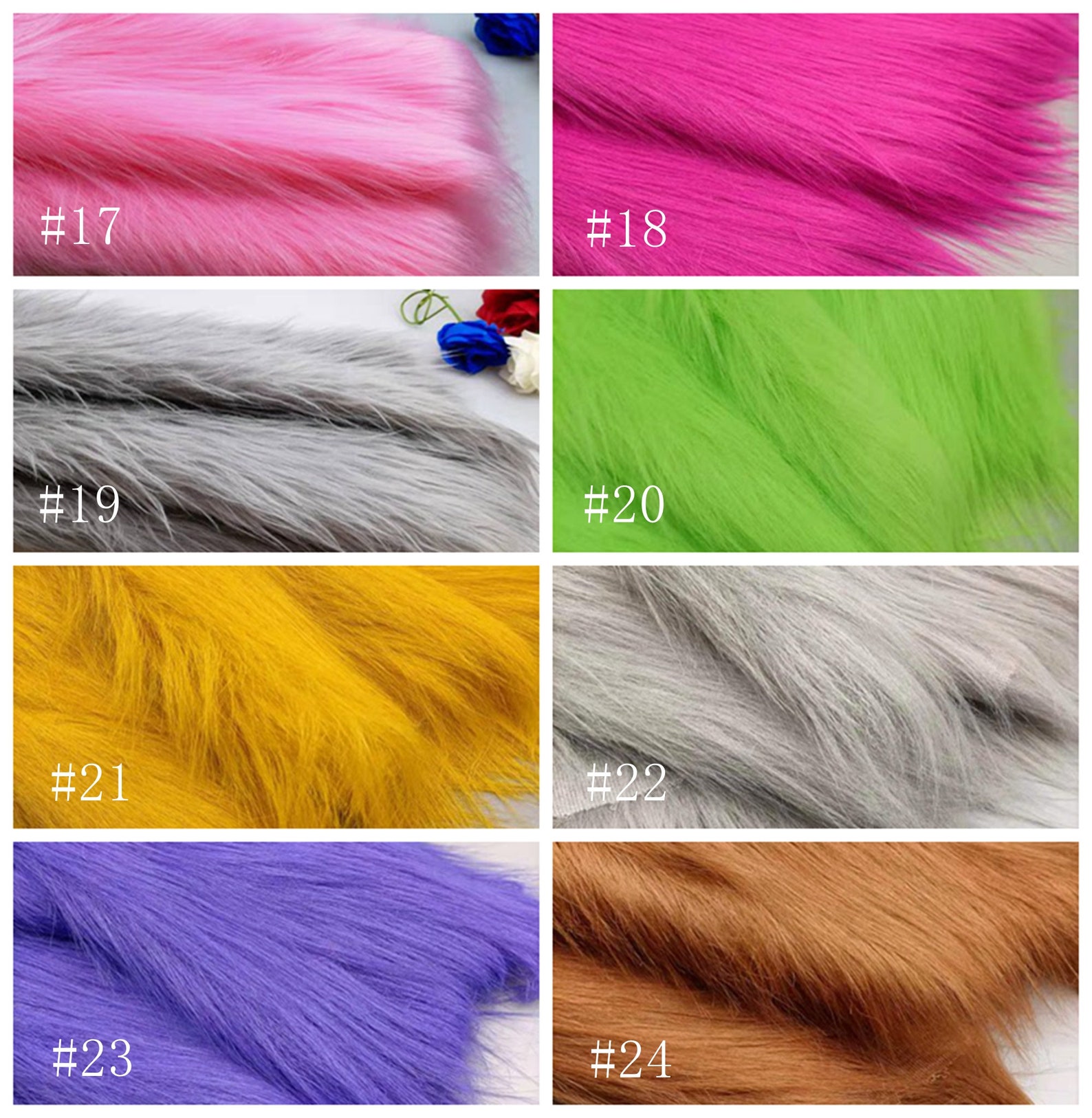 Long Pile Fur Fabric Faux Fur Fabric Cosplay Fur Fabric - Etsy