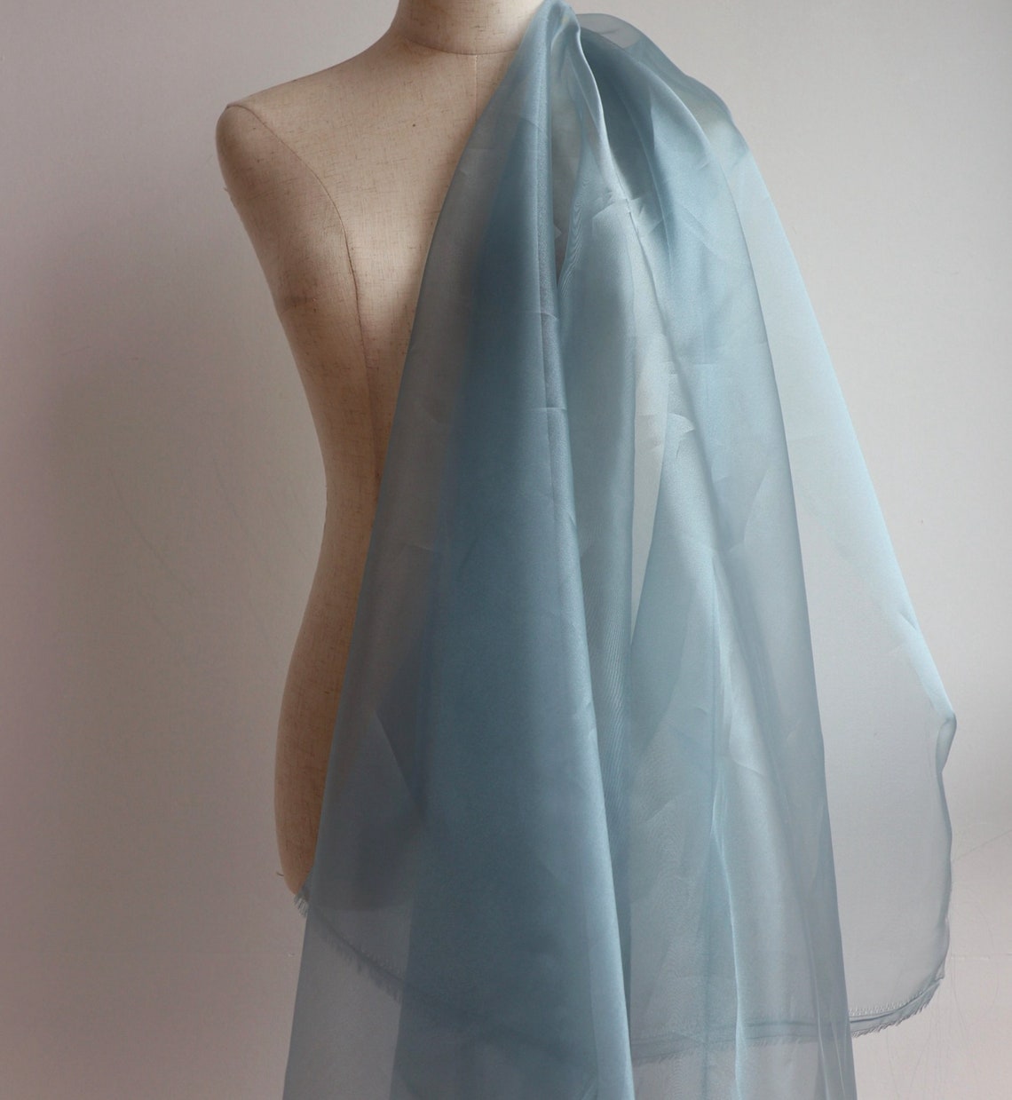 Haze Blue Crystal Mesh Fabric Shiny Transparent Background - Etsy