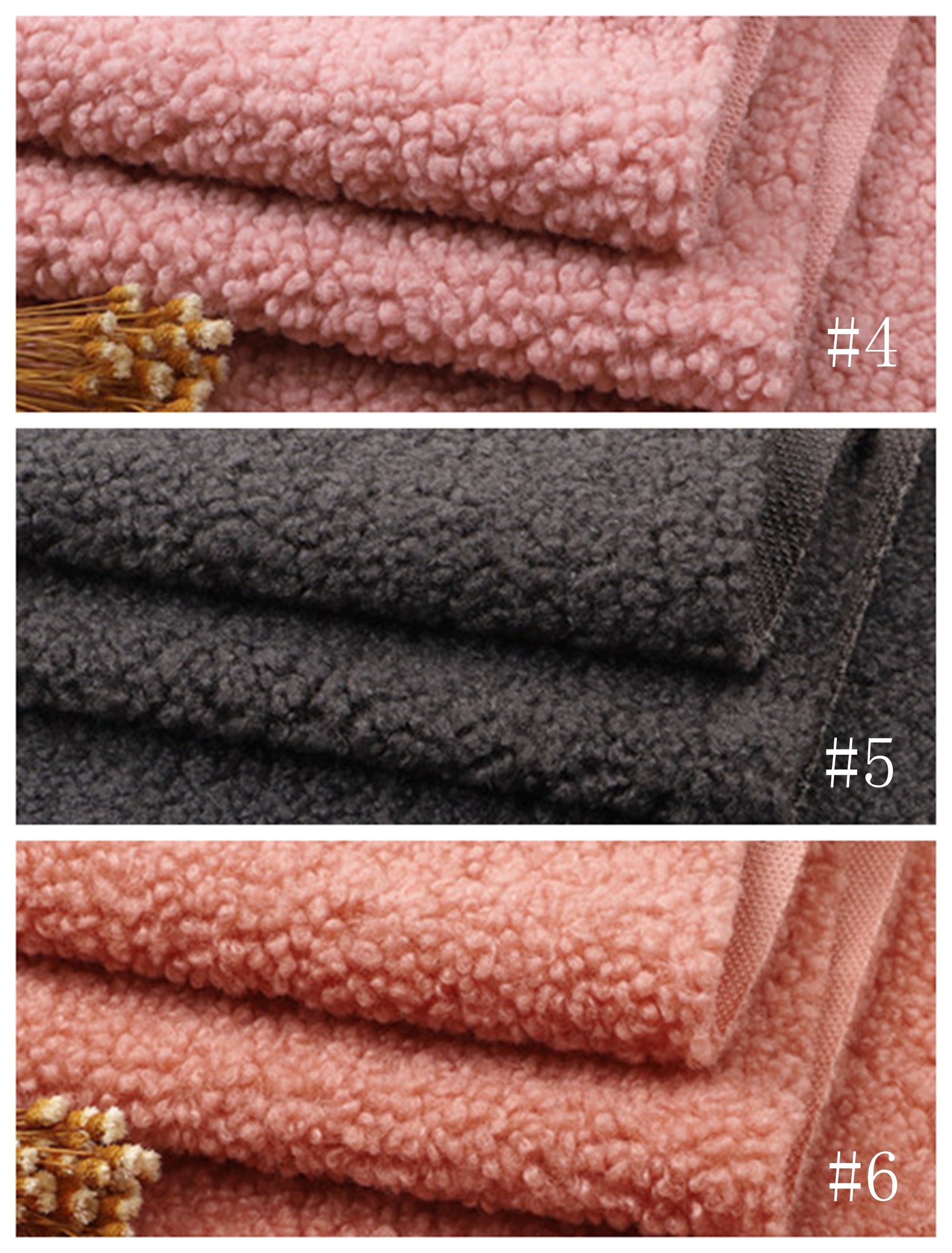 Teddy Plush Fabric Sherpa Fabric Fleece Fabric Cashmere | Etsy