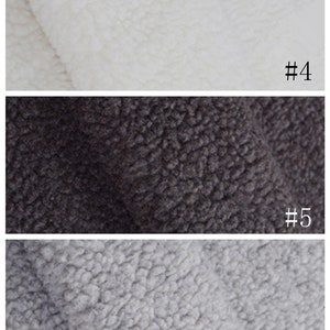 Thick Lamb Wool Fabric, Warm Lamb Velvet Fabric, Lamb Faux Fur, Plush ...