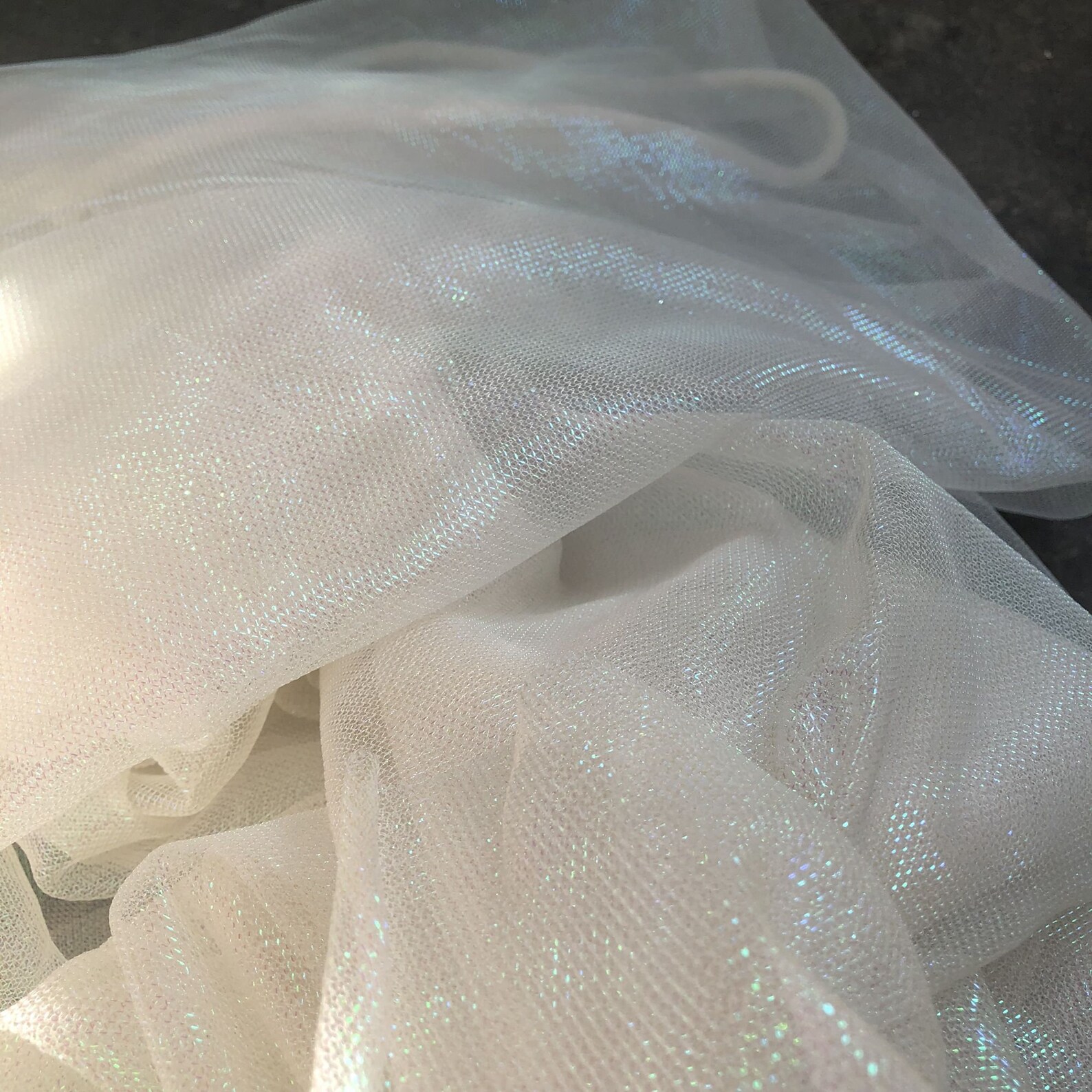 Rainbow Gradient Mesh Fabric Perspective Laser Symphony Mesh | Etsy