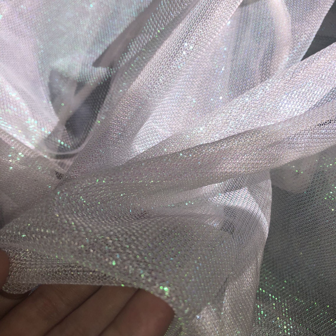 Rainbow Gradient Mesh Fabric Perspective Laser Symphony Mesh | Etsy