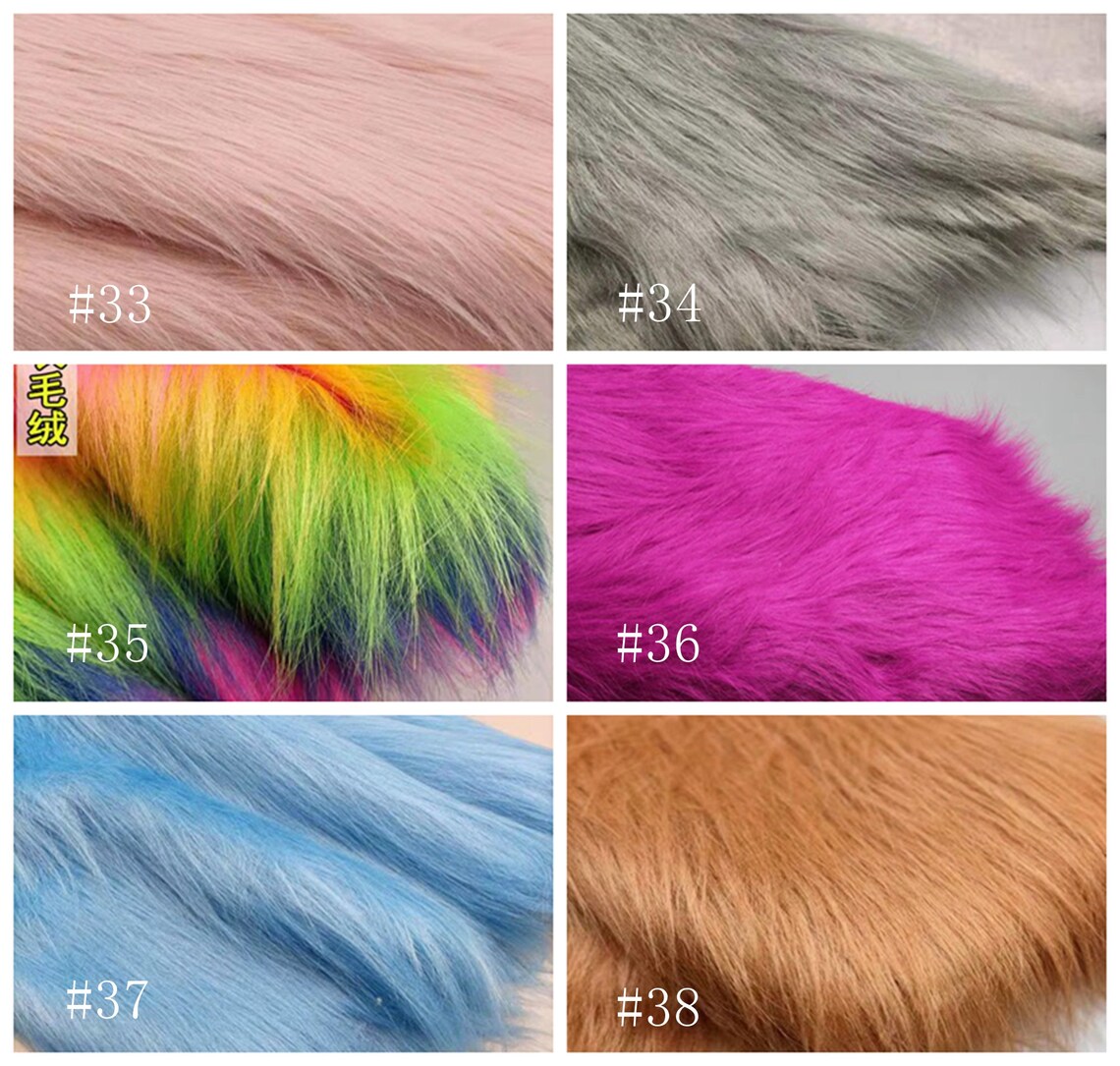 Long Pile Fur Fabric Faux Fur Fabric Cosplay Fur Fabric - Etsy