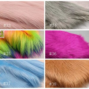 Long Pile Fur Fabric, Faux Fur Fabric, Cosplay Fur Fabric, Fursuit ...