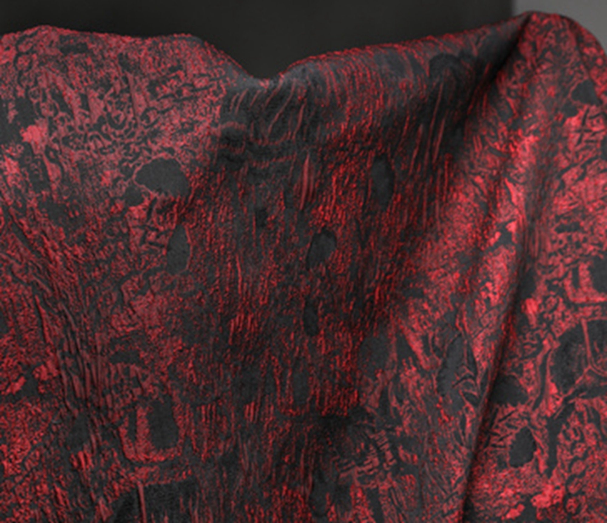 Red Black Fabric Texture
