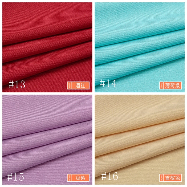 Knitted 4-way Stretch Milk Silk Spandex Fabric Performance - Etsy