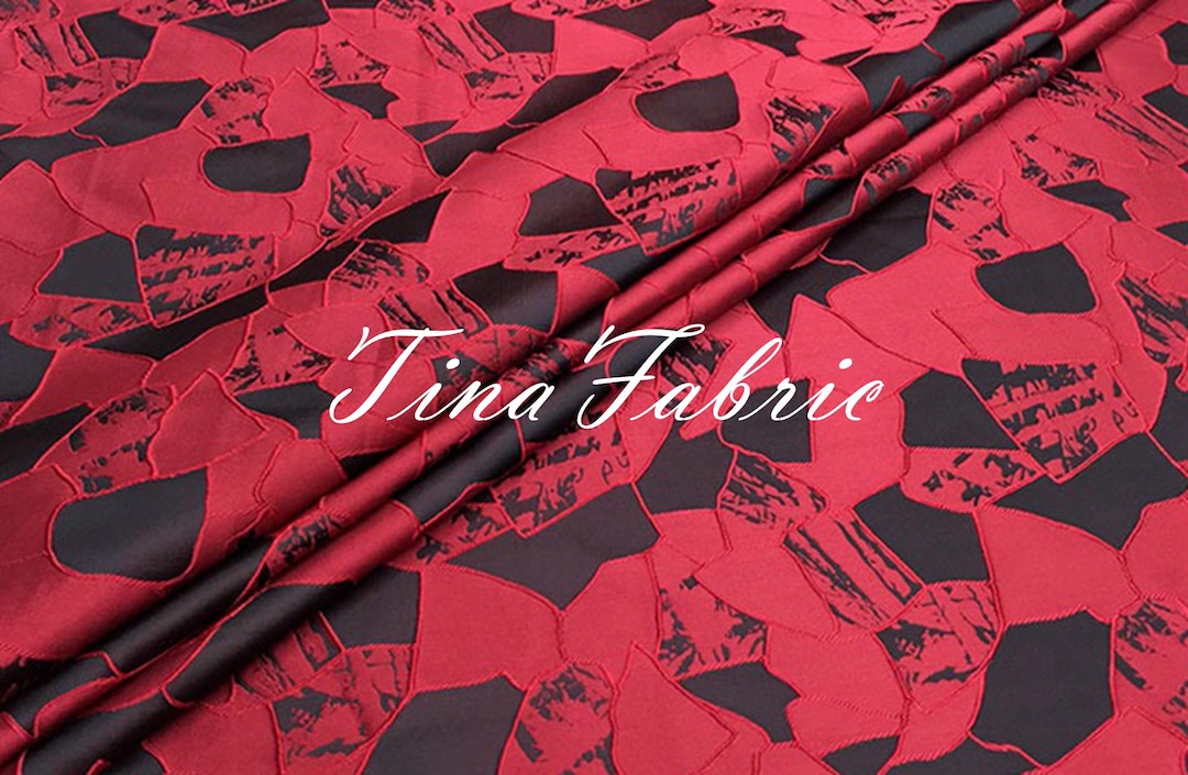 Three Colors Jacquard Fabric - European and American High-end Yarn-dyed ...