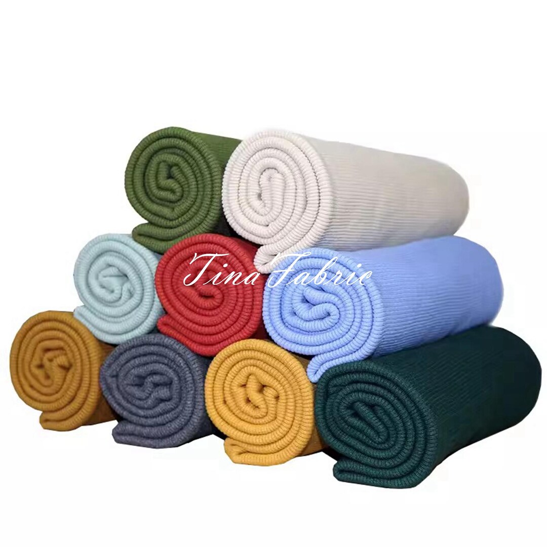 Cotton Elastic Ribbing Knit Tube: Cuffs, Waists, Necklines - Etsy