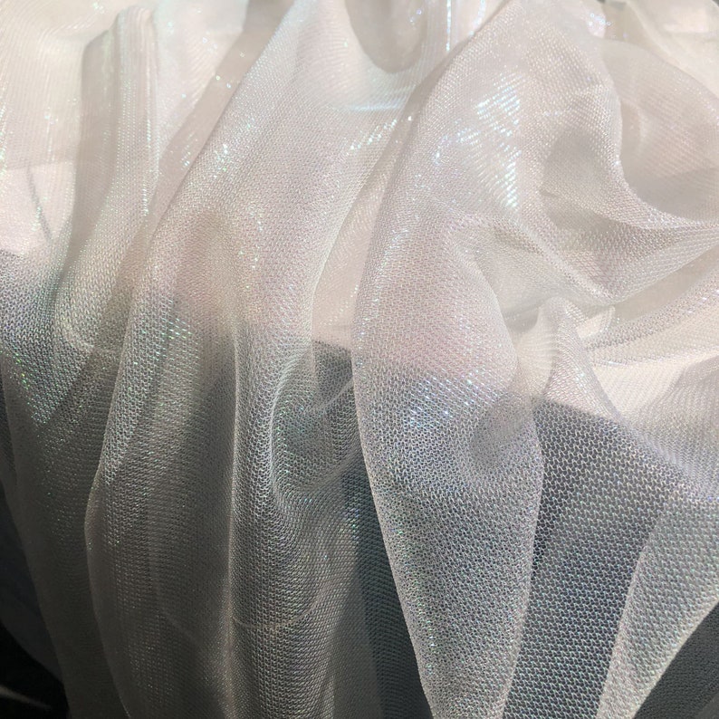 Rainbow Gradient Mesh Fabric Perspective Laser Symphony Mesh - Etsy