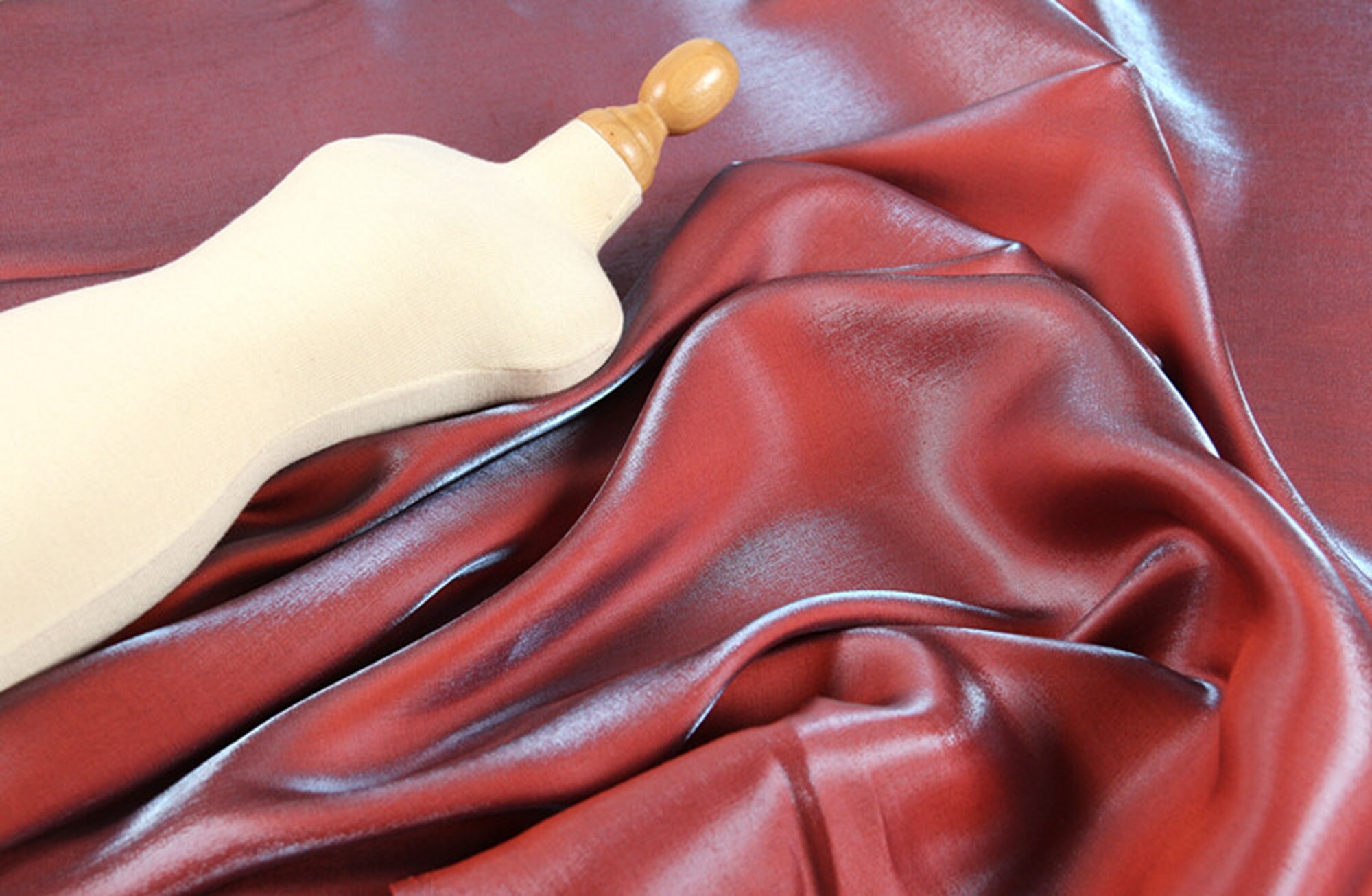 Satin Gradient Blue Silk Fabric Wedding Fabric Dress Fabric - Etsy