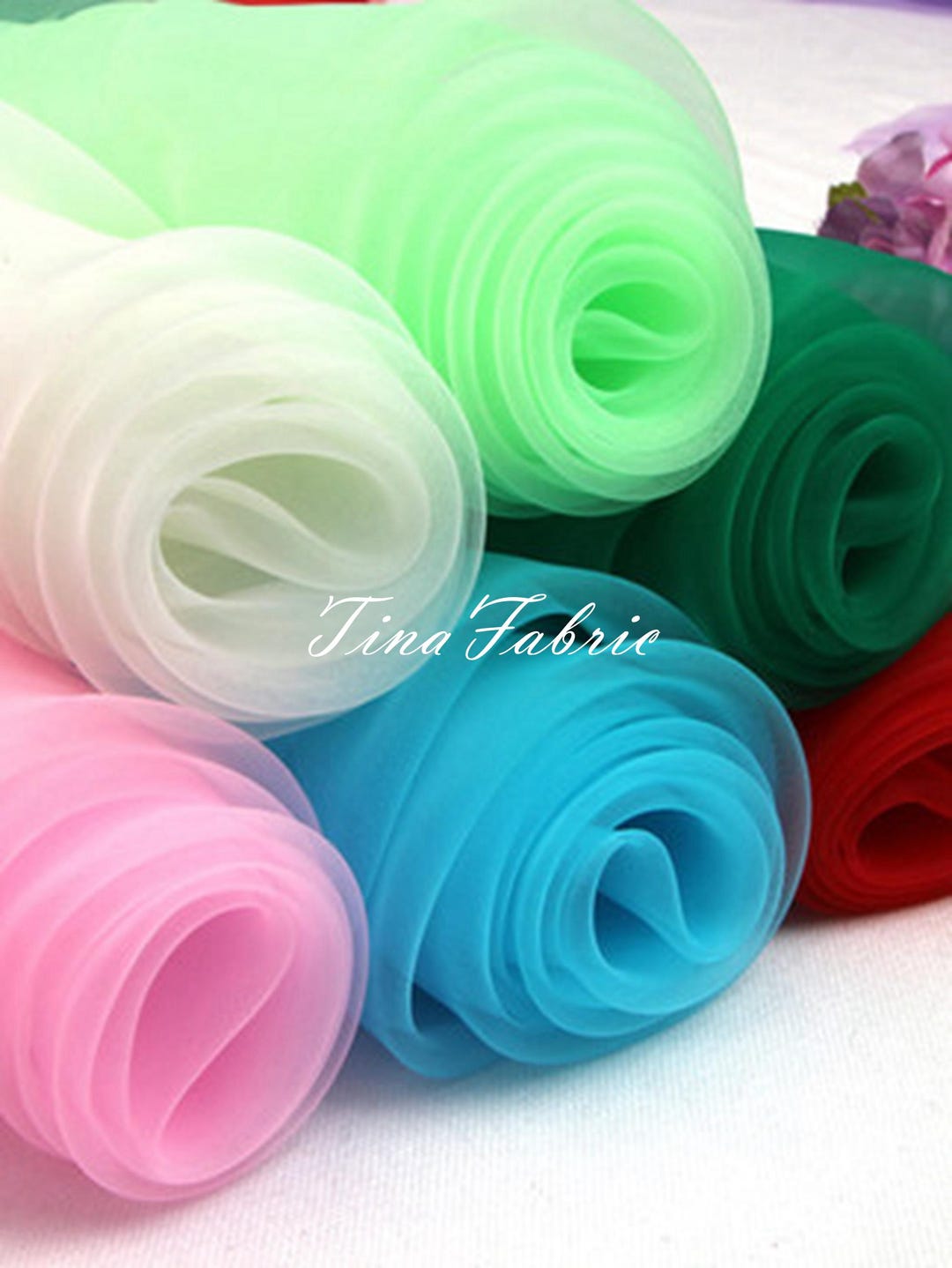 Twinkle Sheer Organza Fabric: 59" Wide Wedding Mesh, Many Colors - Etsy