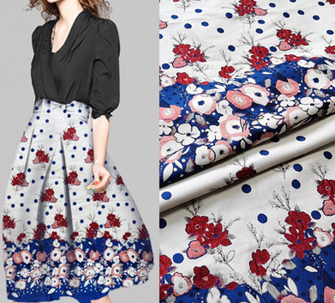 Width 63'' Positioning Jacquard Fabric Length 34'', Jacquard Fabric ...