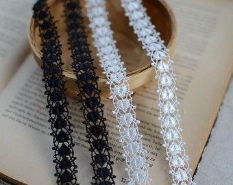 Daisy Trim Flower Lace Trim Daisy Ribbon Embroidered Lace - Etsy