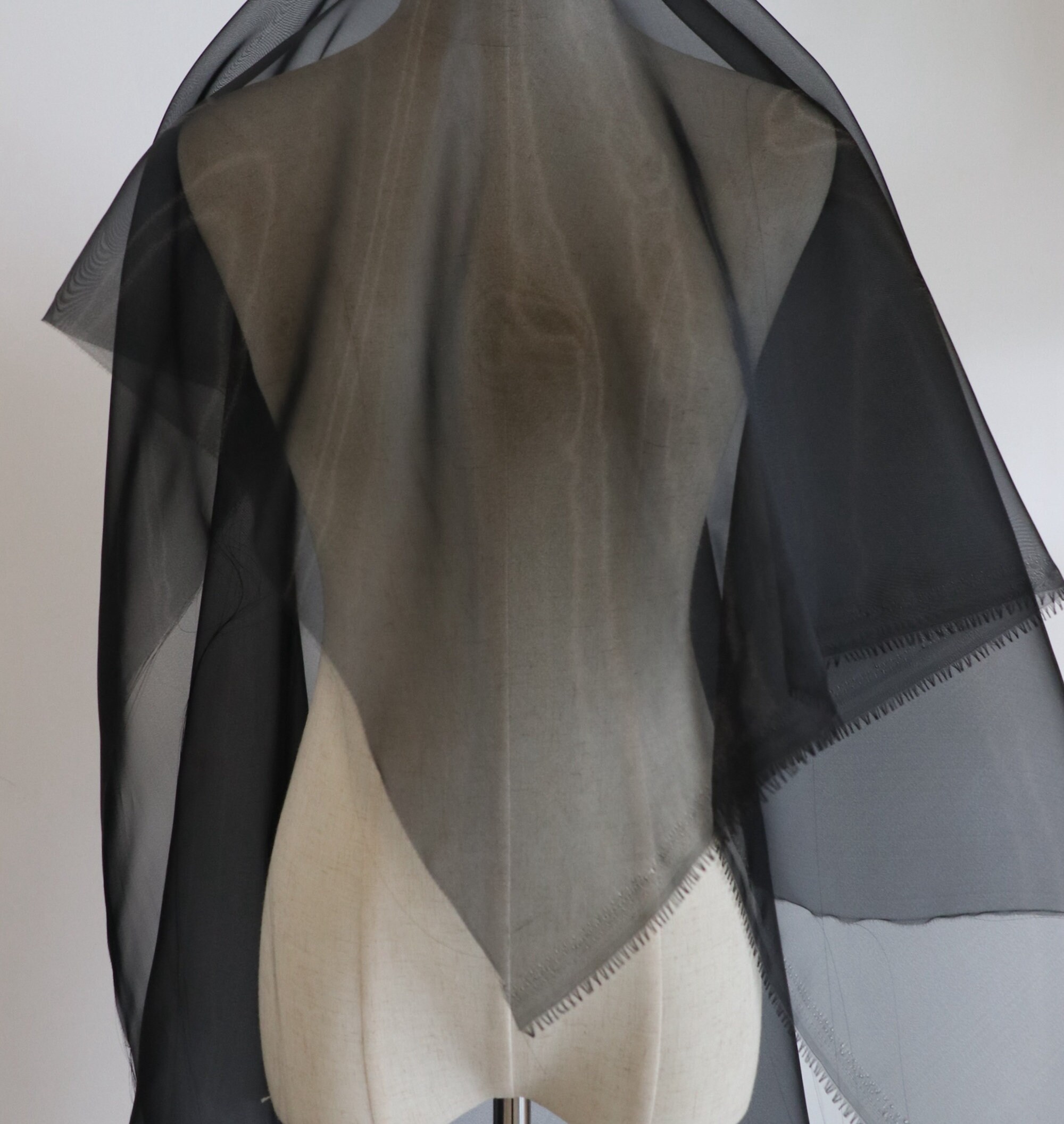 Black Crystal Mesh Fabric Shiny Transparent Background Organza - Etsy