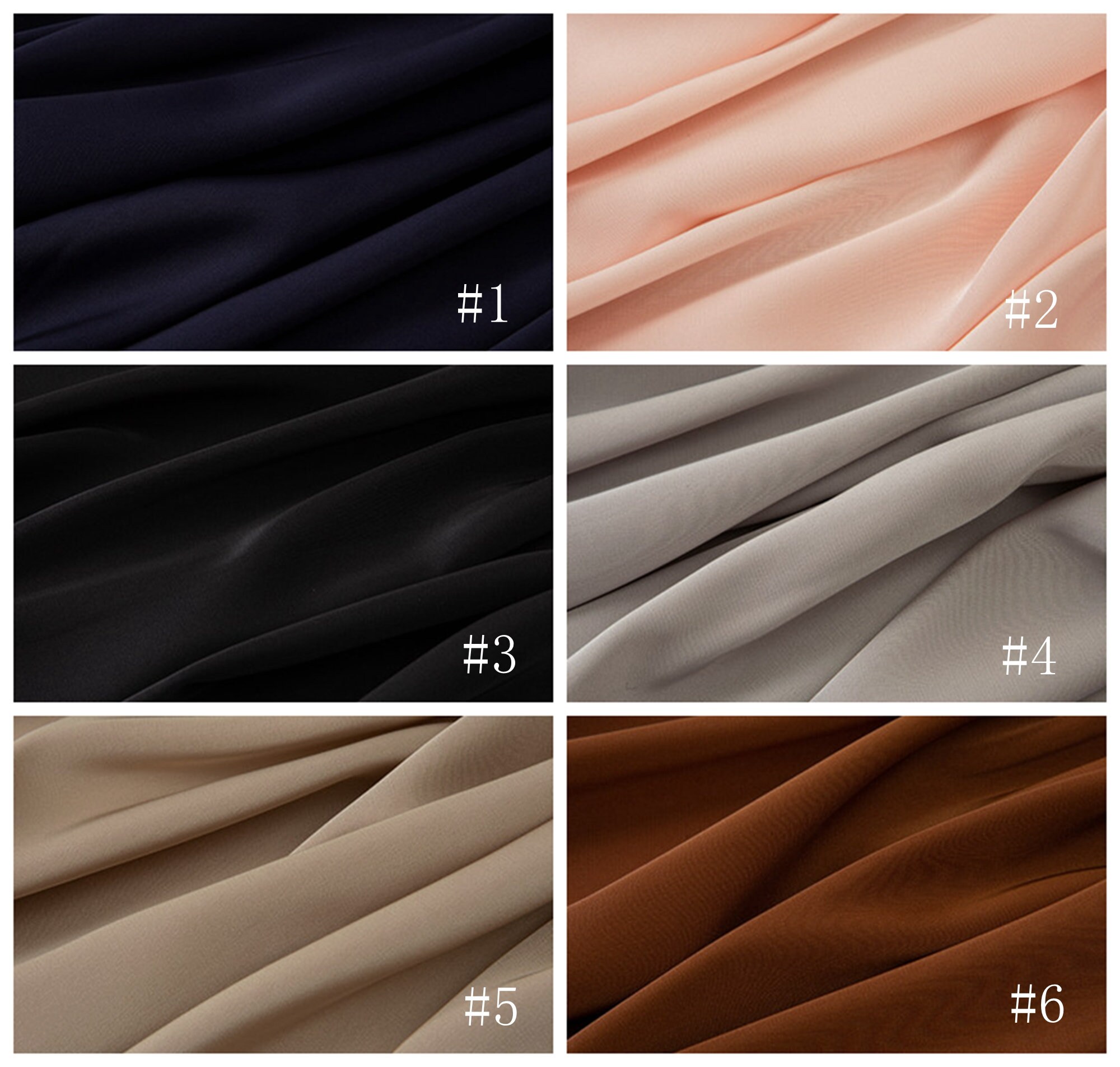 Opaque Stretch Satin Fabric Chiffon Fabric Summer Imitation - Etsy