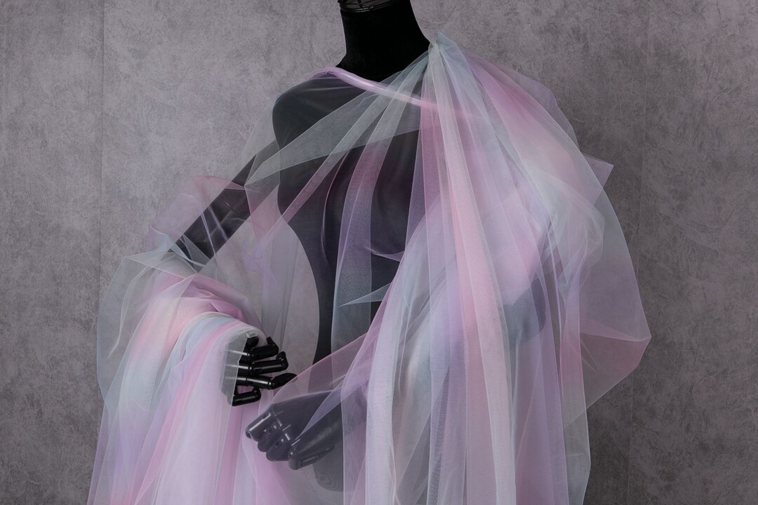 Rainbow Stretch Mesh Fabric 4 Way Stretch Nylon/spandex - Etsy