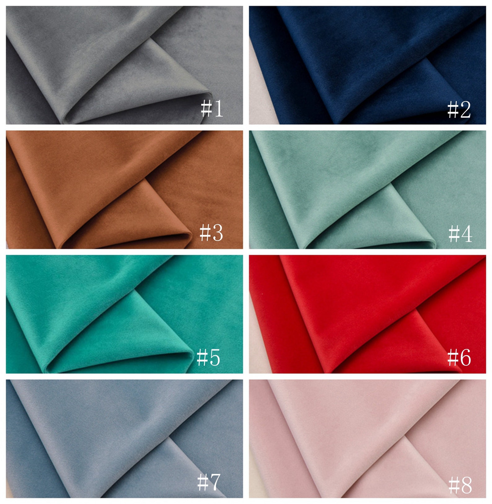 56 Colors Velvet Fabric Soft Velvet Fabric Velvet Upholstery | Etsy