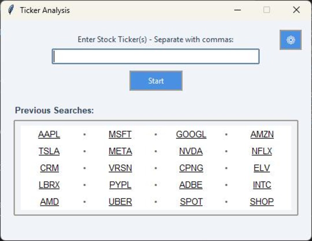 Stock Analysis Tool - Etsy