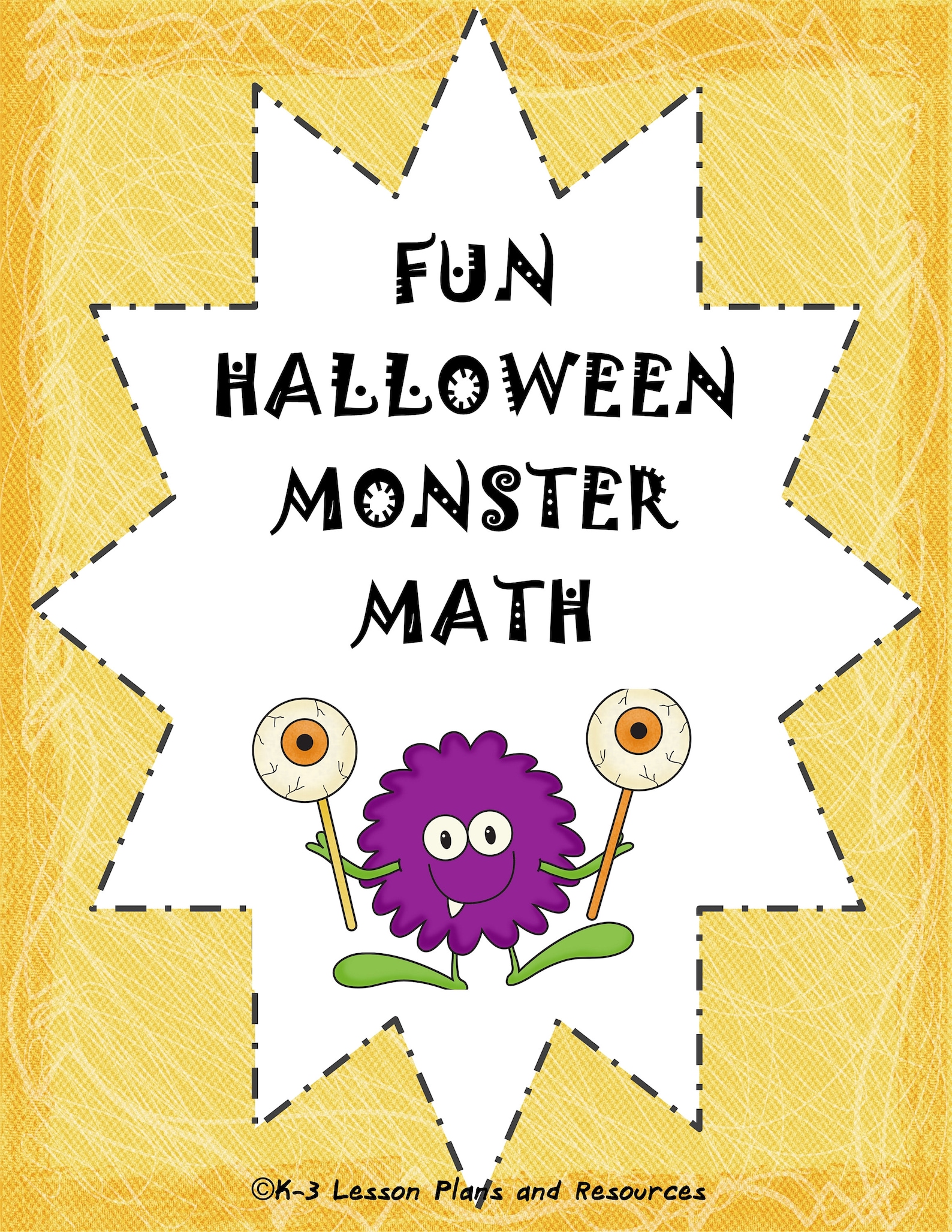 Fun Halloween Monster Math Printable. Halloween Math Lesson Plan ...