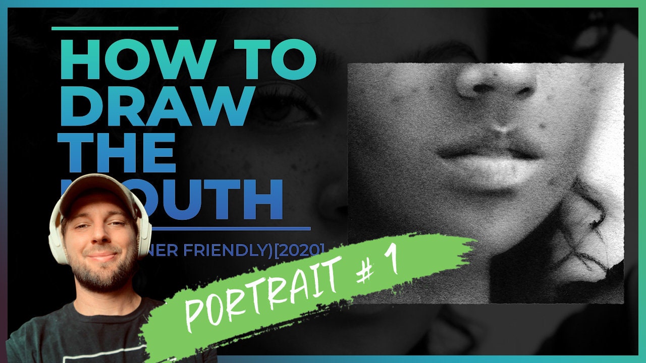 How to Draw A Realistic Face (step by Step) Template #01 - Etsy