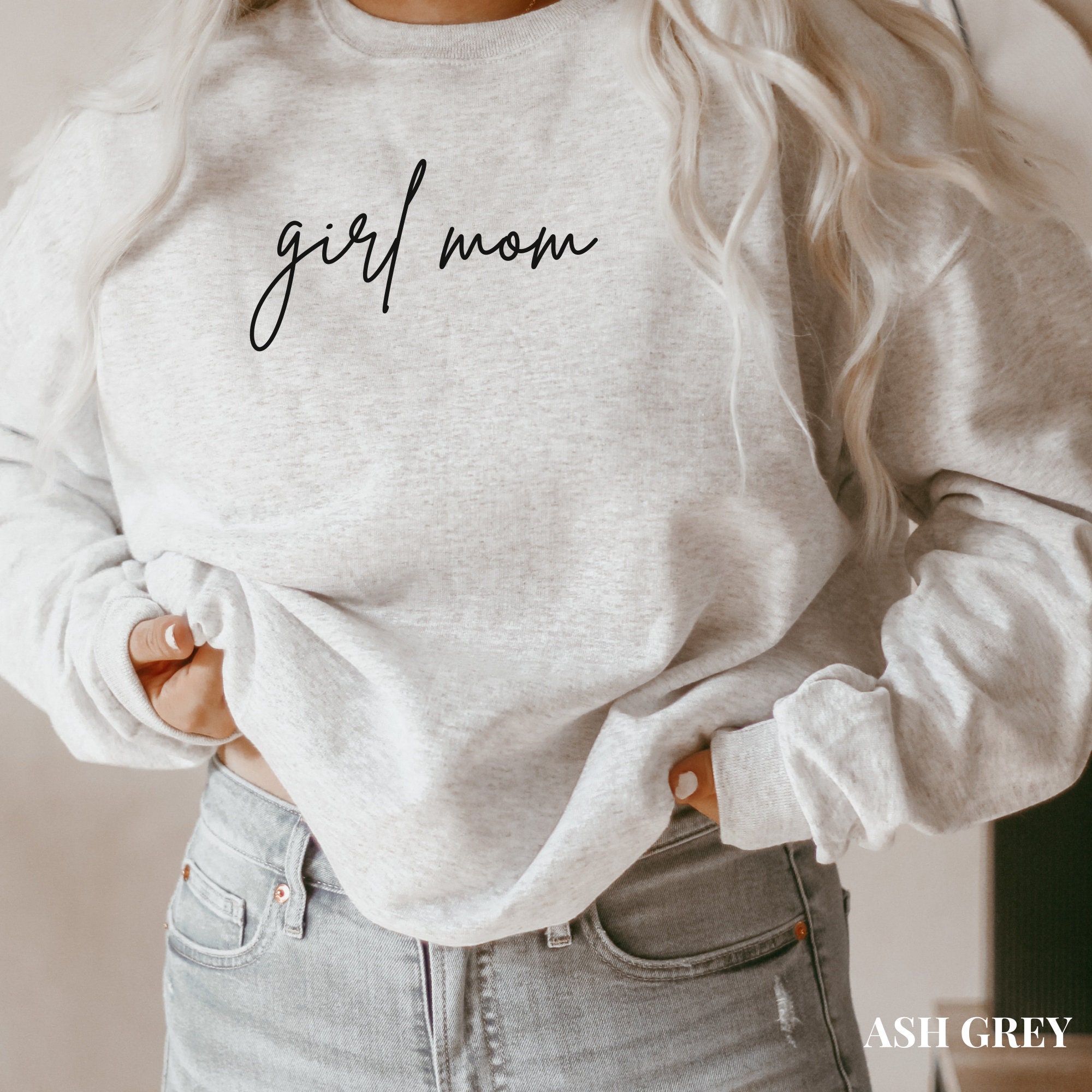Girl Mom Sweatshirt Gift for Mom Mom of Girls Girl Mom | Etsy