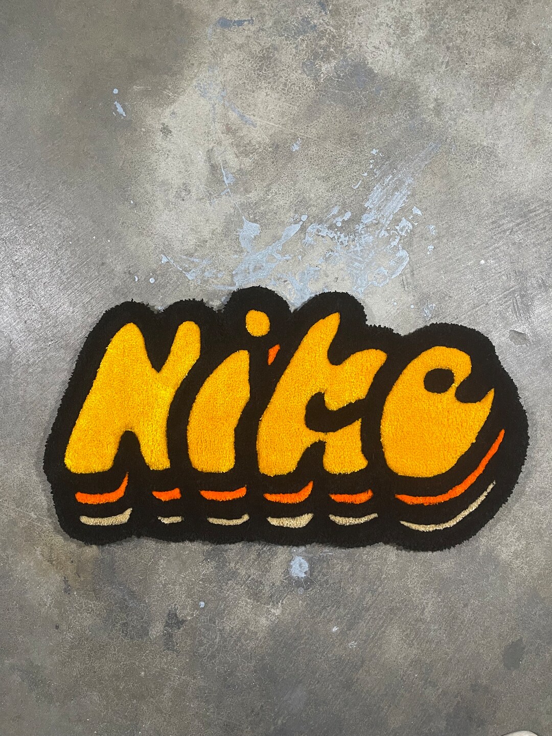 Aesthetic NIKE Logo Rug - Handmade Custom Decor - Etsy