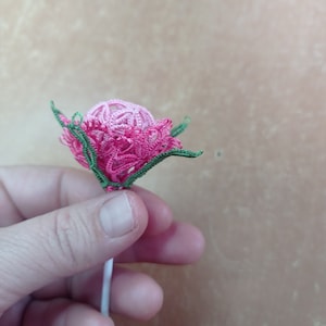 Pink Rose Tatting Flower Pattern Pdf ( English) - Etsy