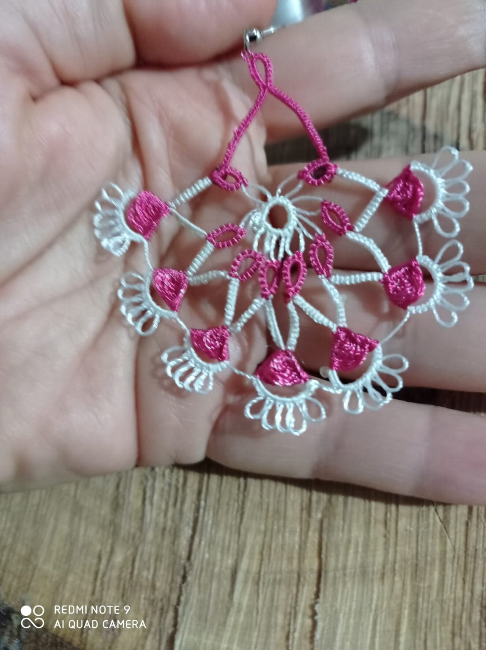 4-piece Shuttle Tatting Pattern Special for Valentine's Day: Purple ...