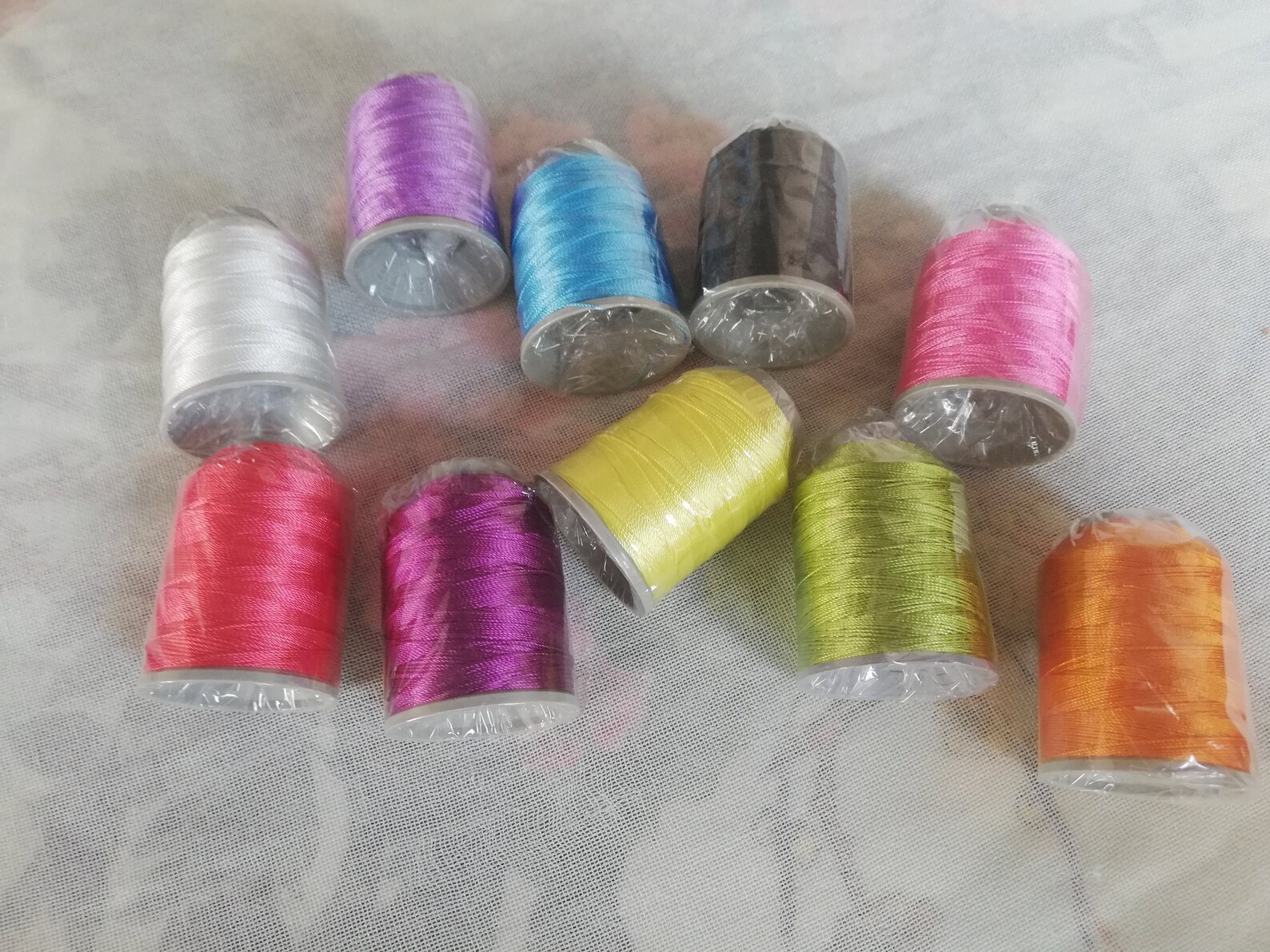 TATTİNG THREAD PACKAGE No:3 10 Piece Threadblue Yellow - Etsy