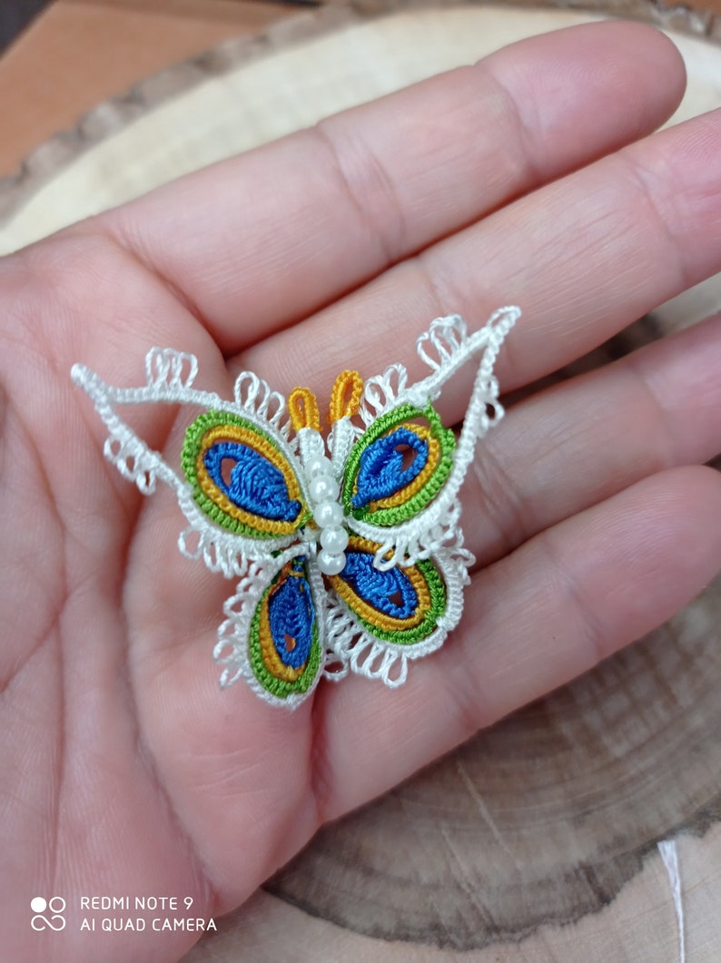 Butterfly Tatting Animal Pattern english Frivolite Patrones - Etsy