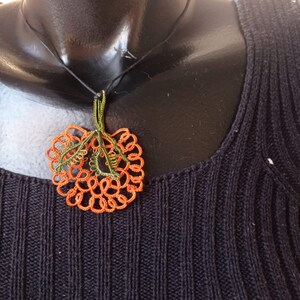 Pumpkin Halloween Tatting Lace Pattern (english) - Etsy