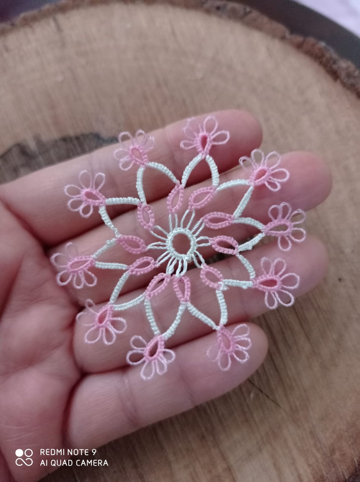 4-piece Shuttle Tatting Pattern Special for Valentine's Day: Purple ...