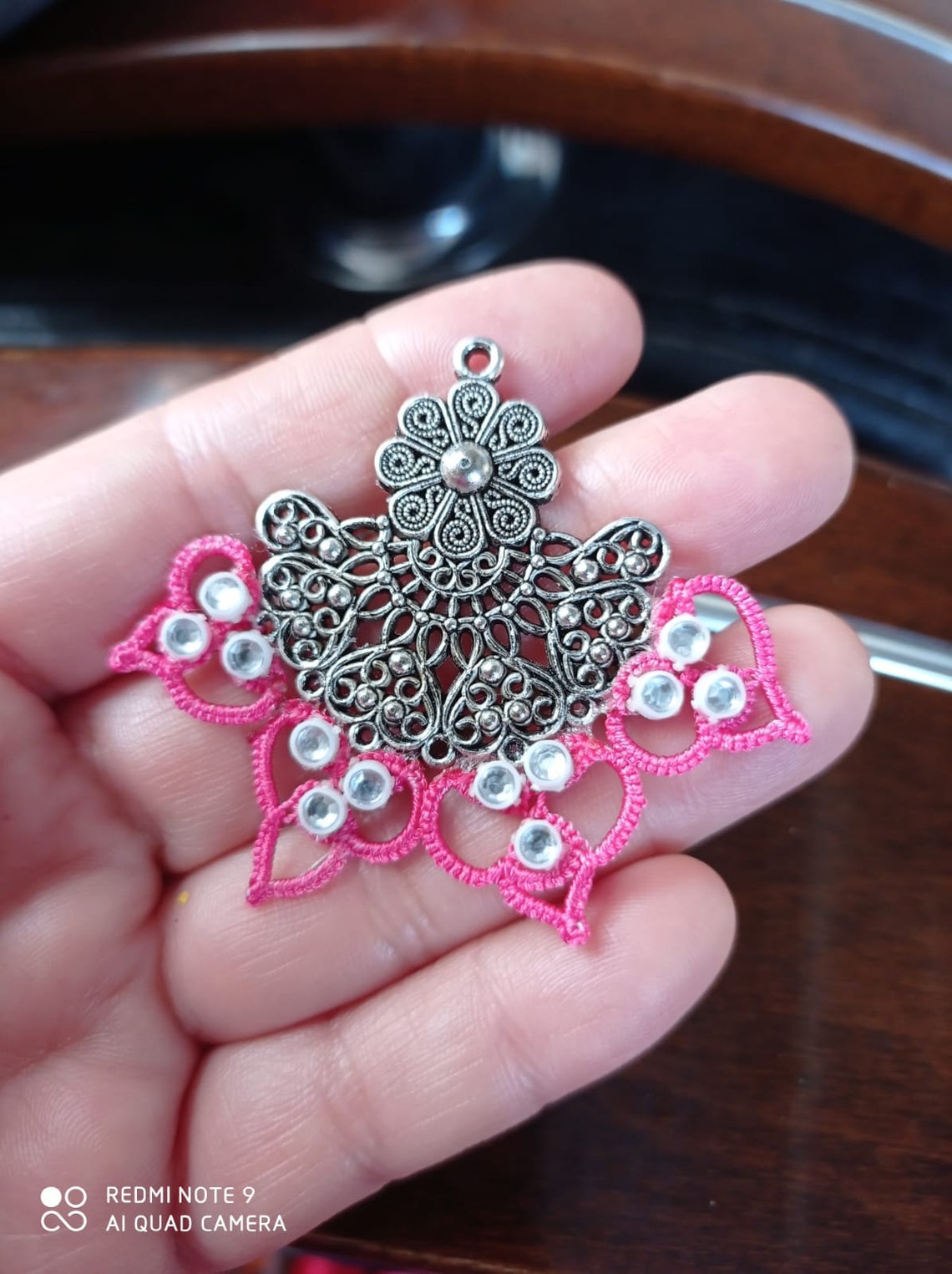 4-piece Shuttle Tatting Pattern Special for Valentine's Day: Purple ...