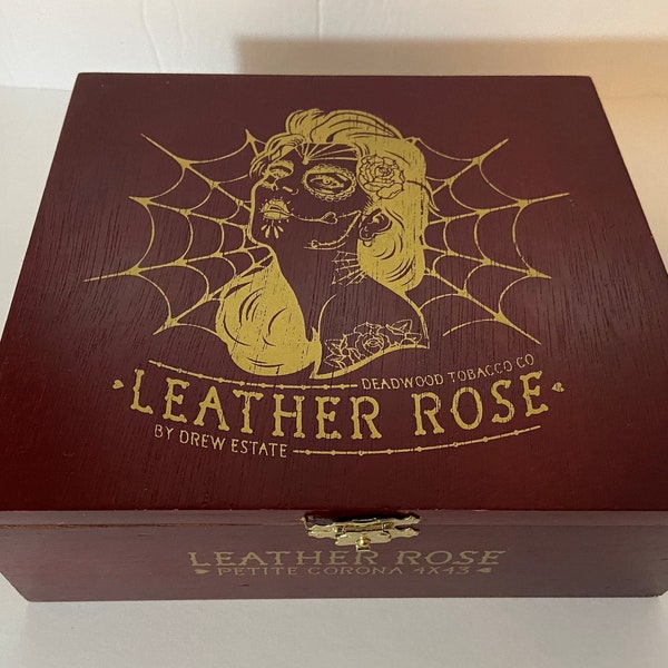 Decorated Cigar Box - Etsy