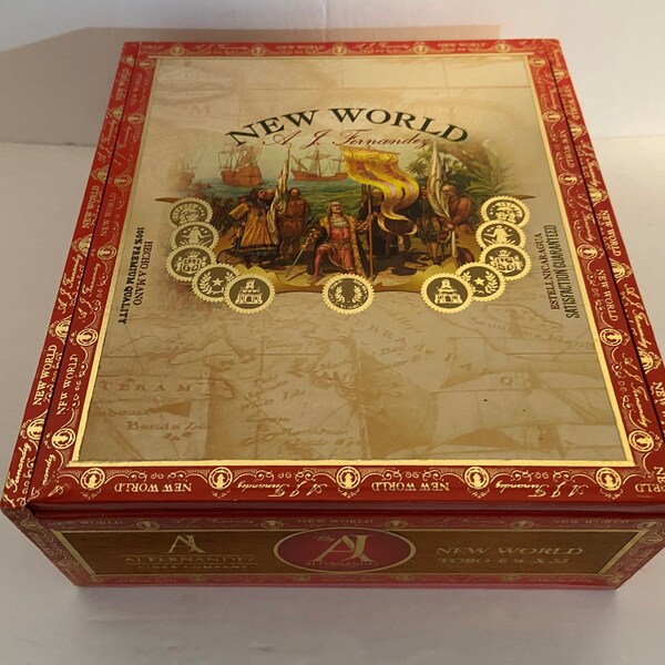 Decorated Cigar Box - Etsy